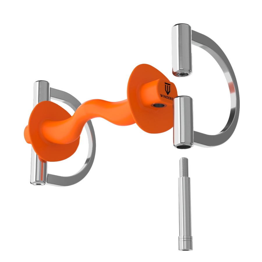 Winderen bit Hunter D-ring - Ported Mullen Mouth with Bit Guards 115 mm ...