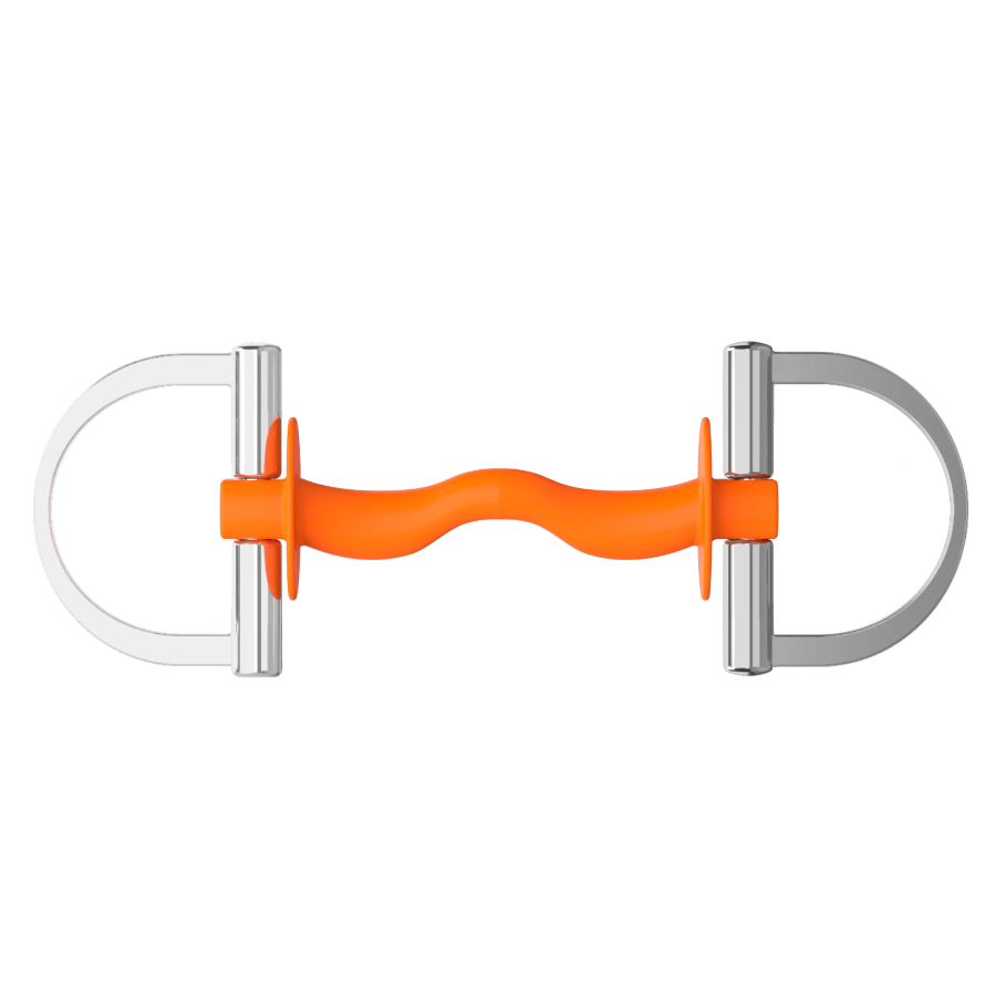 Winderen bit Hunter D-ring - Ported Mullen Mouth with Bit Guards 115 mm ...