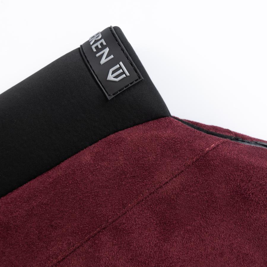 Winderen saddle half pad dressage Comfort 18mm - Claret 17 ...