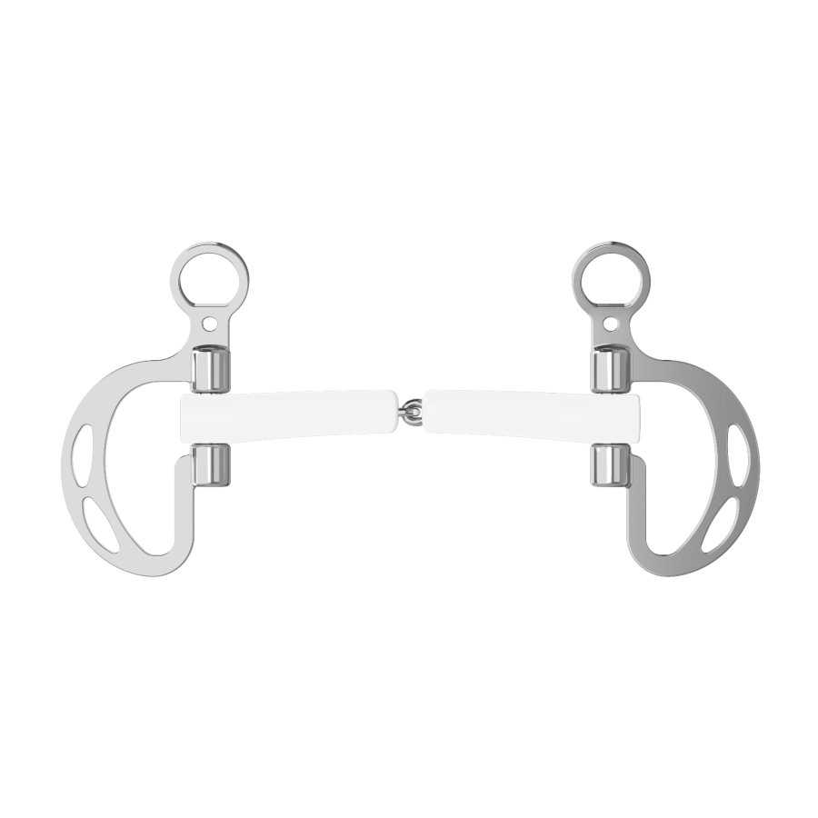 Udidlo Winderen Kimblewick - Jednou lomené 135 mm - White Edition - Comfort