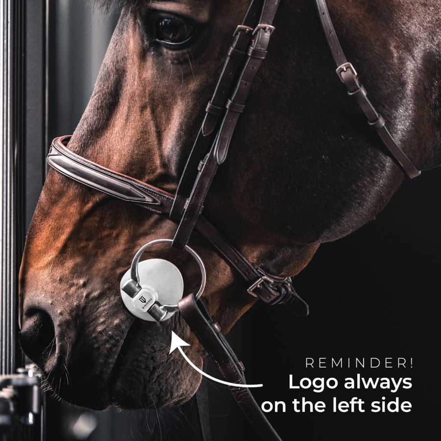 Winderen bit Loose Ring - Flexi Mullen Mouth 135 mm (5.3) - White ...