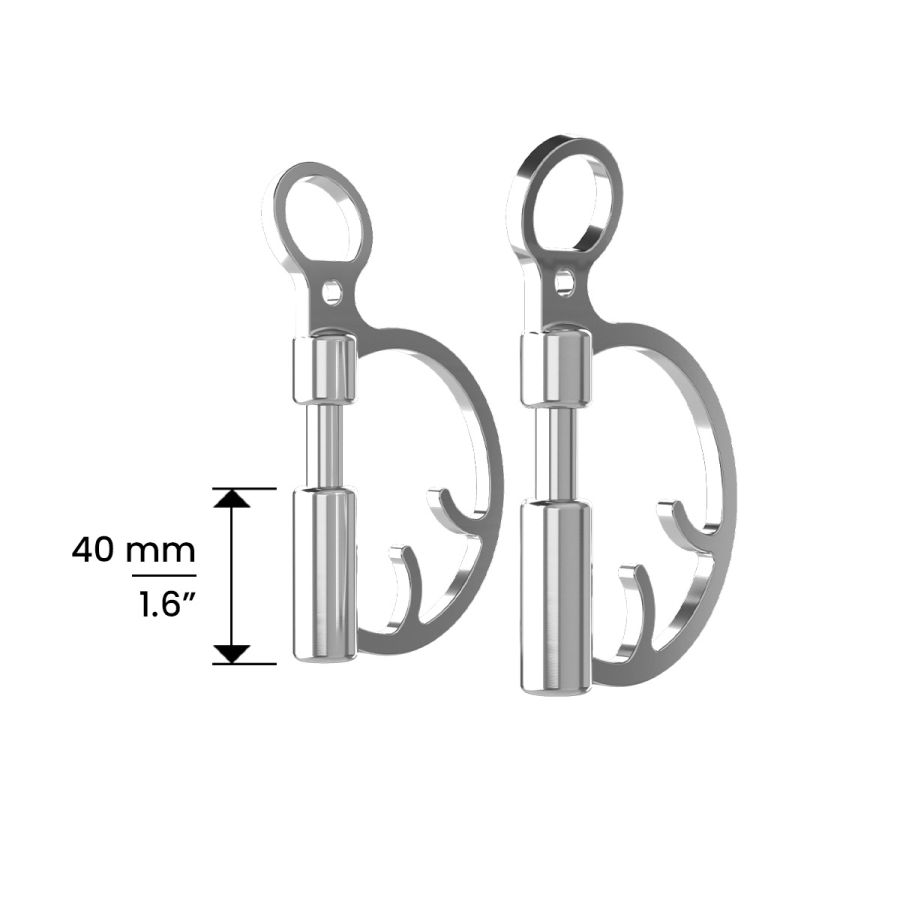Winderen bit Kimblewick RNF - Flexi Mullen Mouth 135 mm (5.3) - White ...