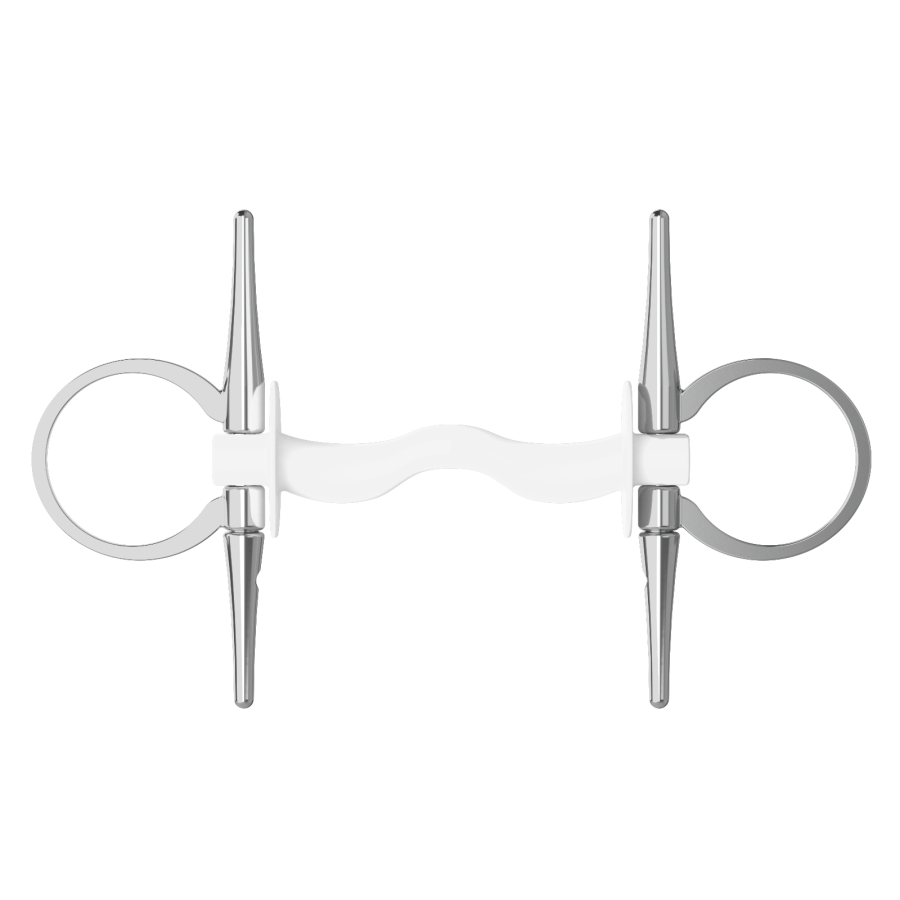 Winderen bit Full Cheek - Ported Mullen Mouth with Bit Guards 135 mm (5 ...