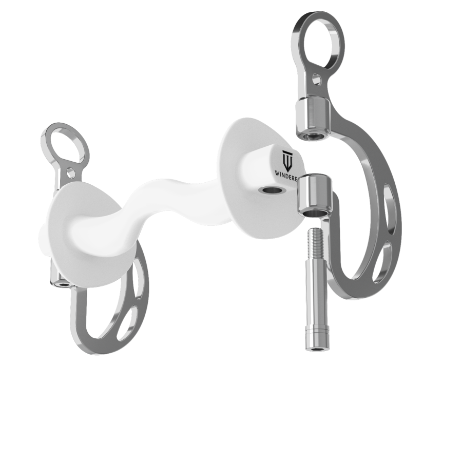 Winderen bid Kimblewick - Stangbid med tungefrihed och bideskiver 125 ...