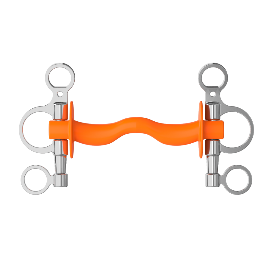 Winderen bit Baby Pelham - Ported Mullen Mouth with Bit Guards 125 mm ...