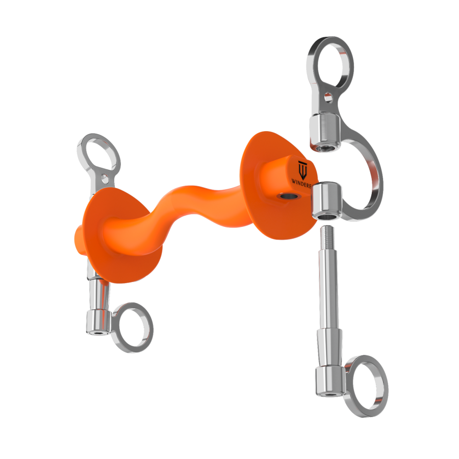 Winderen bit Baby Pelham - Ported Mullen Mouth with Bit Guards 125 mm ...