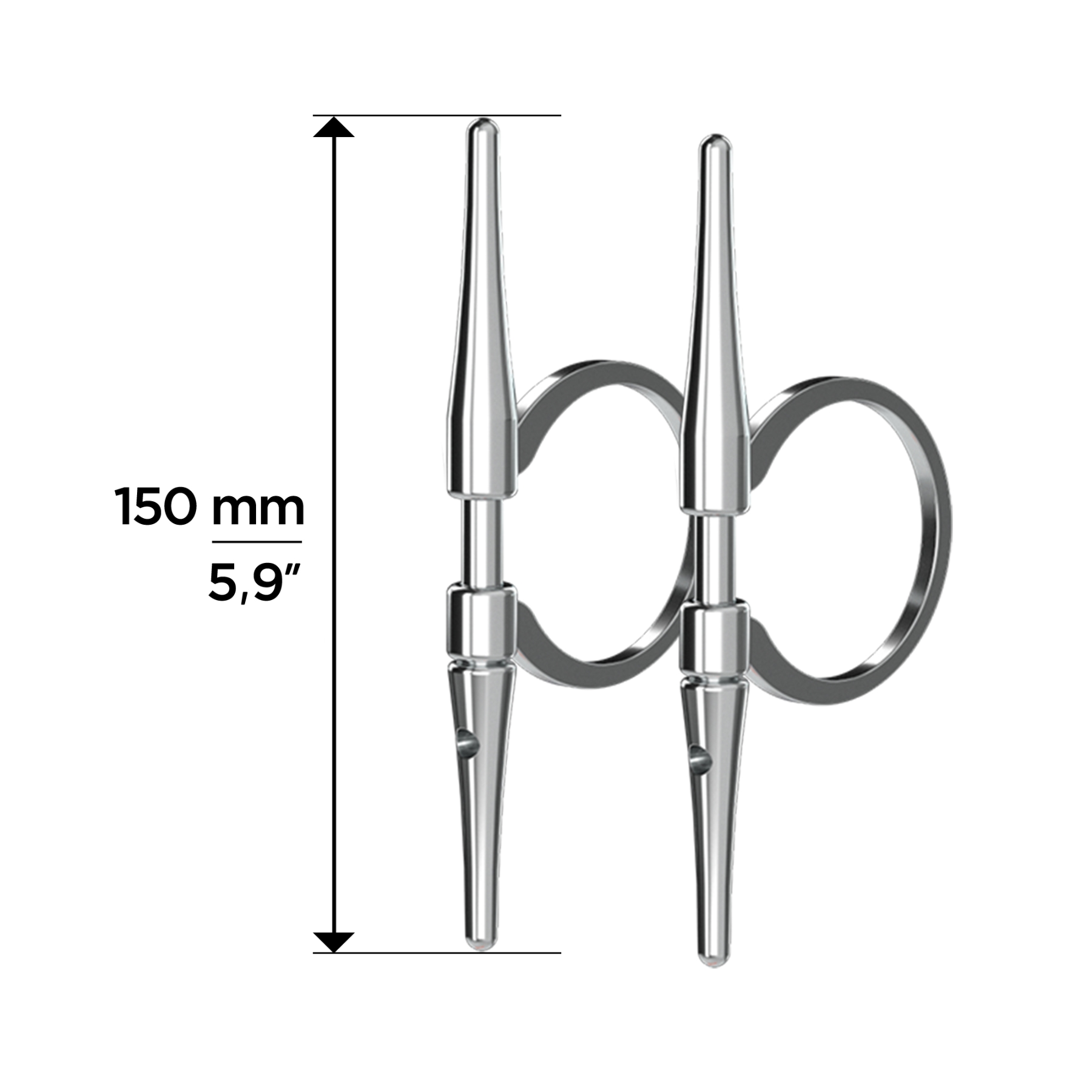 Winderen bit Full Cheek - Ported Mullen Mouth 135 mm (5.3 ...