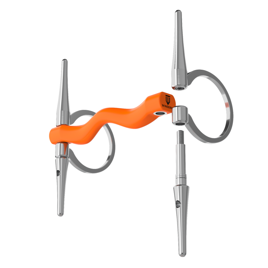 Winderen bit Full Cheek - Ported Mullen Mouth 135 mm (5.3) - Comfort ...