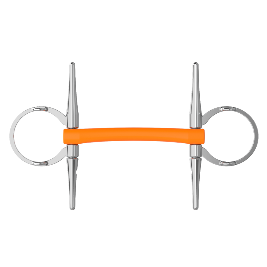 Winderen bit Full Cheek Gag - Rigid Mullen Mouth 125 mm (4.9) - Comfort ...