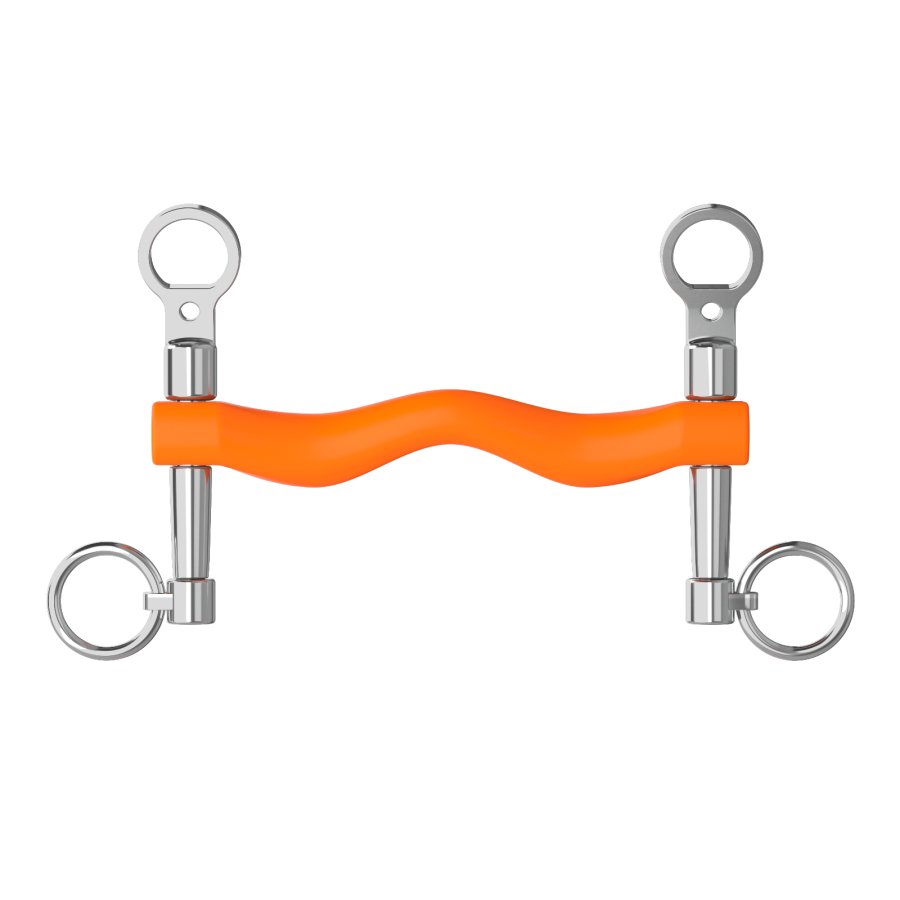 Winderen bit Baby Curb - Ported Mullen Mouth 135 mm (5.3) - Comfort ...