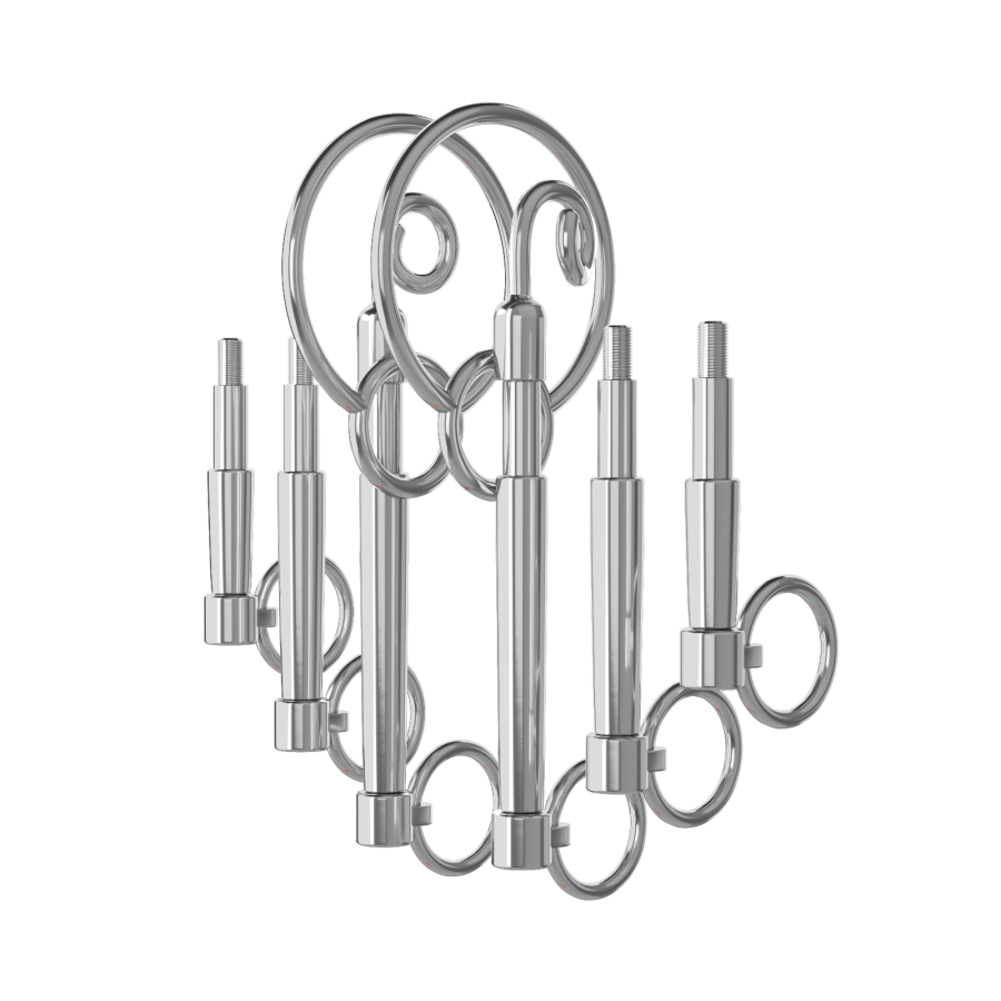 Winderen bit Swales Pelham (3-pack) - Ported Mullen Mouth 125 mm (4.9 ...