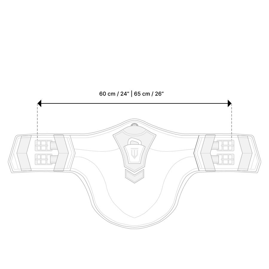 Winderen eventing girth 60 cm (24) - Black | manufacturer and ...