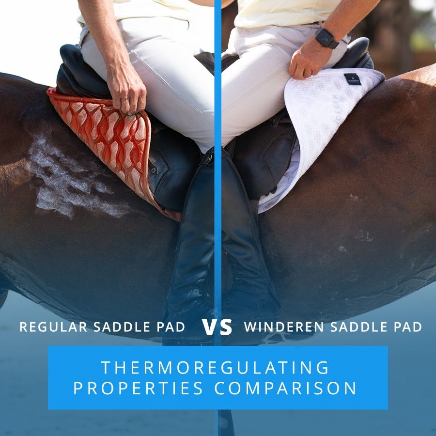 Winderen jumping saddle pad - Raven/Silver | manufacturer and ...