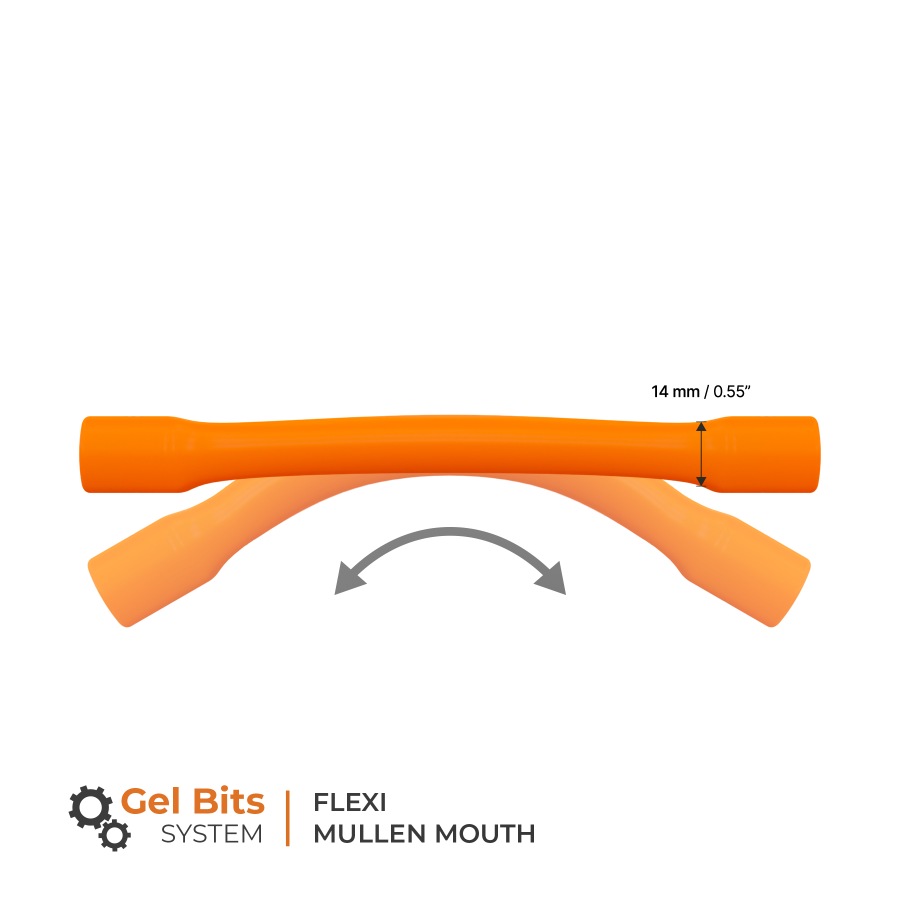 Mouthpiece for Winderen bit - Flexi Mullen Mouth 135 mm (5.3) - Slim | manufacturer and ...