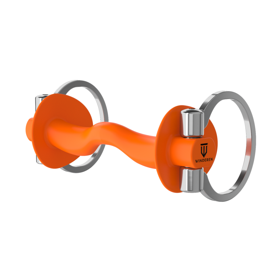 Winderen bit Eggbutt - Ported Mullen Mouth with Bit Guards 145 mm (5.7 ...