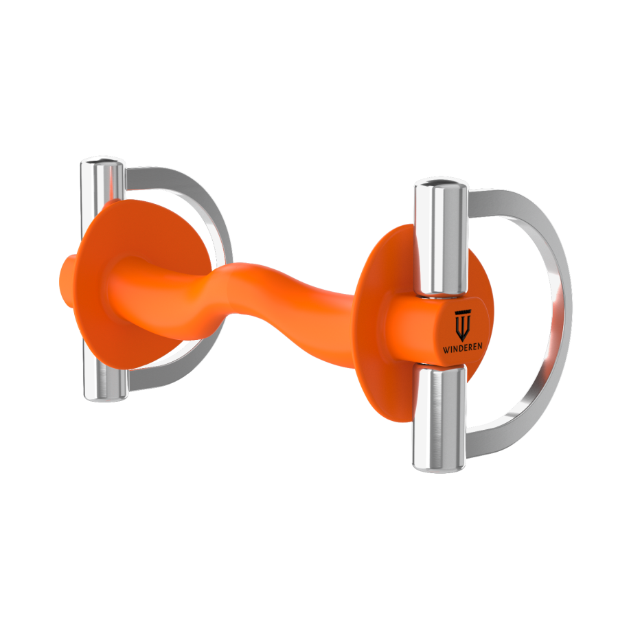 Winderen bit D-ring - Ported Mullen Mouth with Bit Guards 145 mm (5.7 ...