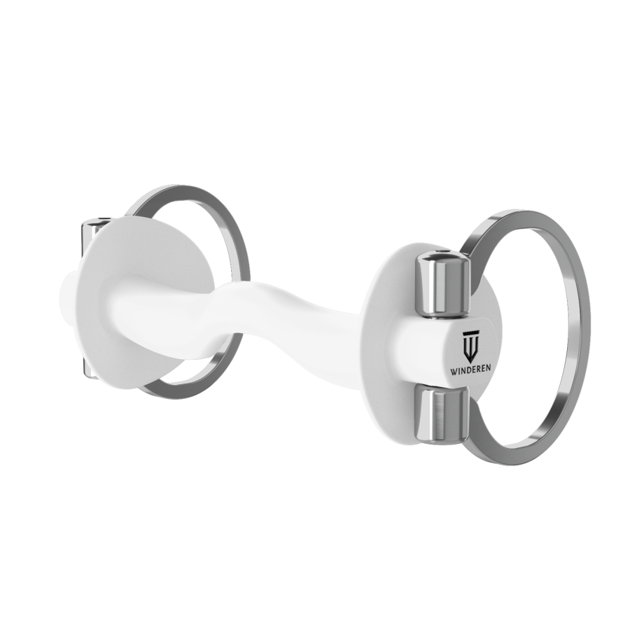 Winderen bit Eggbutt - Ported Mullen Mouth with Bit Guards 145 mm (5.7 ...