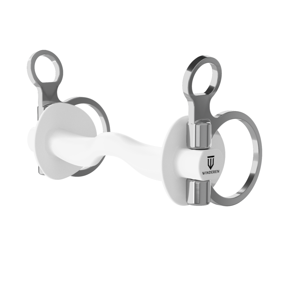 Winderen bit Baucher - Ported Mullen Mouth with Bit Guards 135 mm (5.3 ...