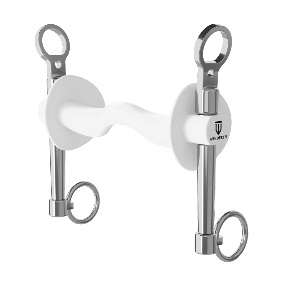 Winderen bit Medium Curb - Ported Mullen Mouth with Bit Guards 125 mm ...