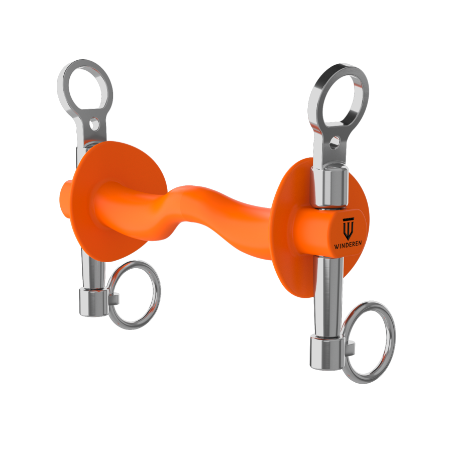 Winderen bit Baby Curb - Ported Mullen Mouth with Bit Guards 135 mm (5. ...