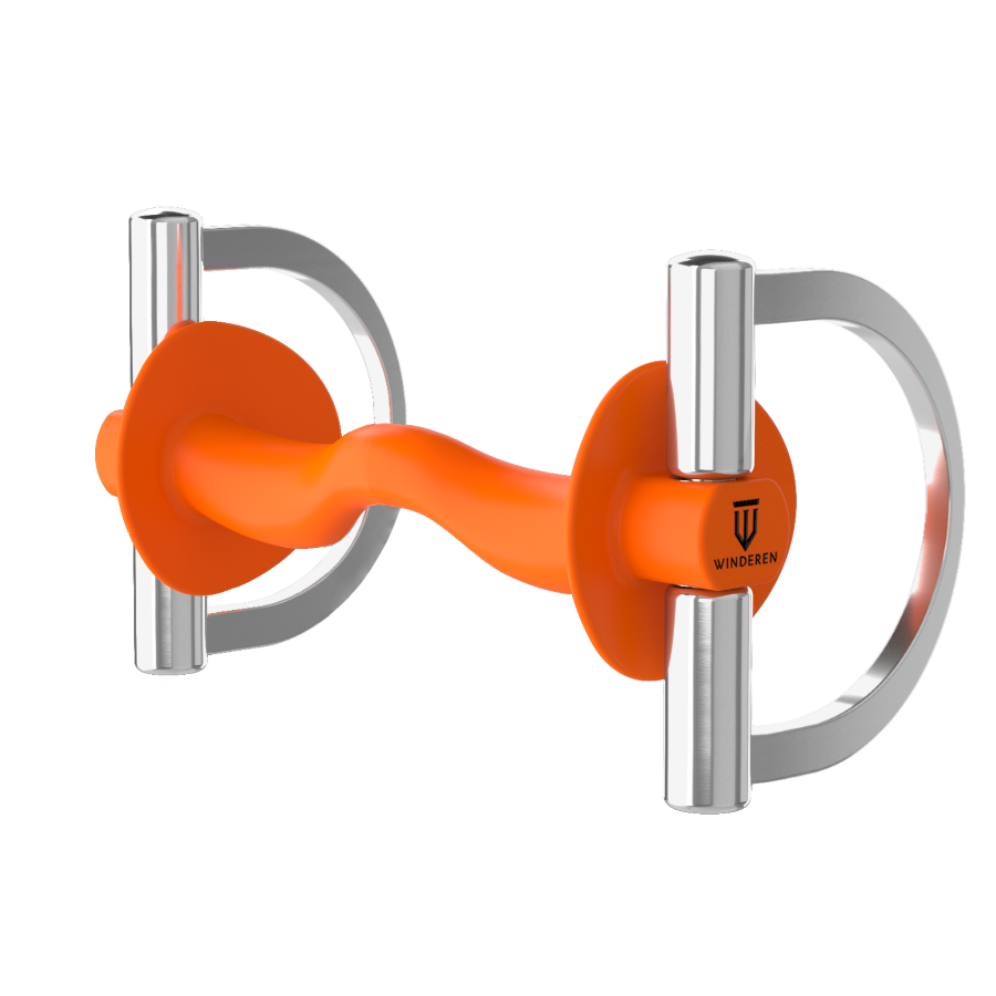 Winderen bit Hunter D-ring - Ported Mullen Mouth with Bit Guards 115 mm ...