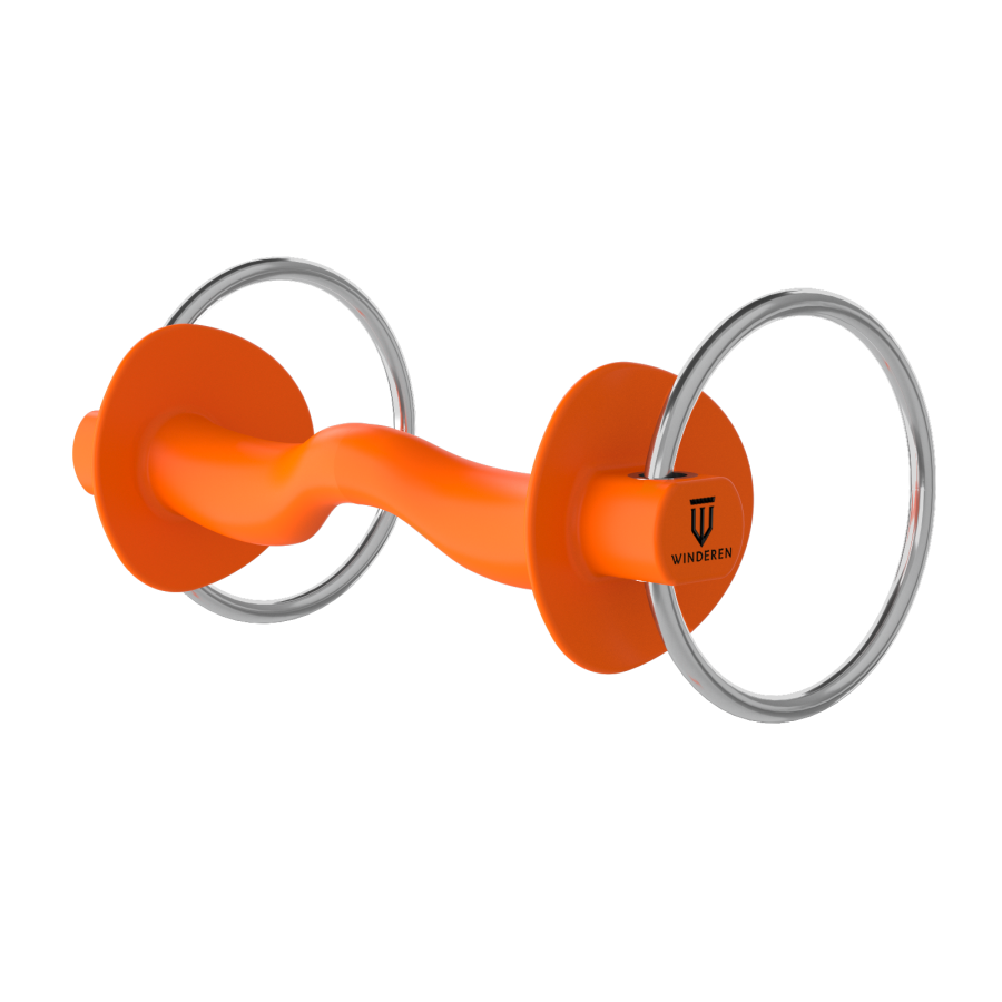 Winderen bit Loose Ring - Ported Mullen Mouth with Bit Guards 135 mm (5 ...