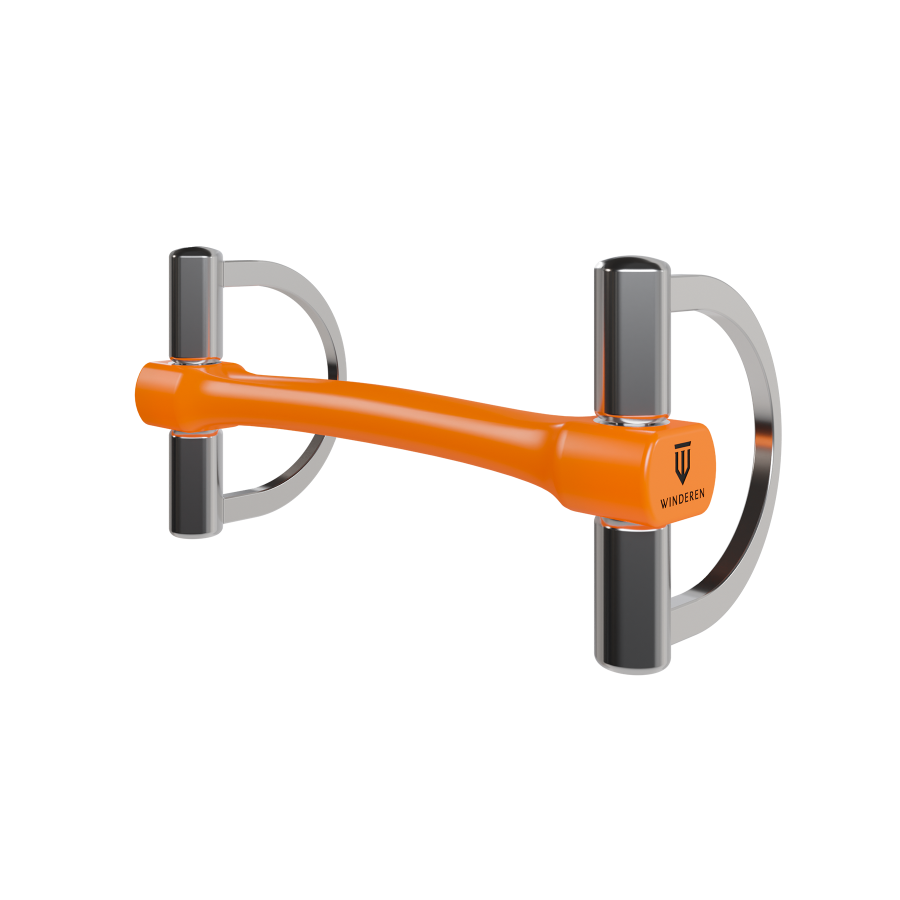 Winderen bit D-ring - Flexi Mullen Mouth 125 mm (4.9) - Slim ...