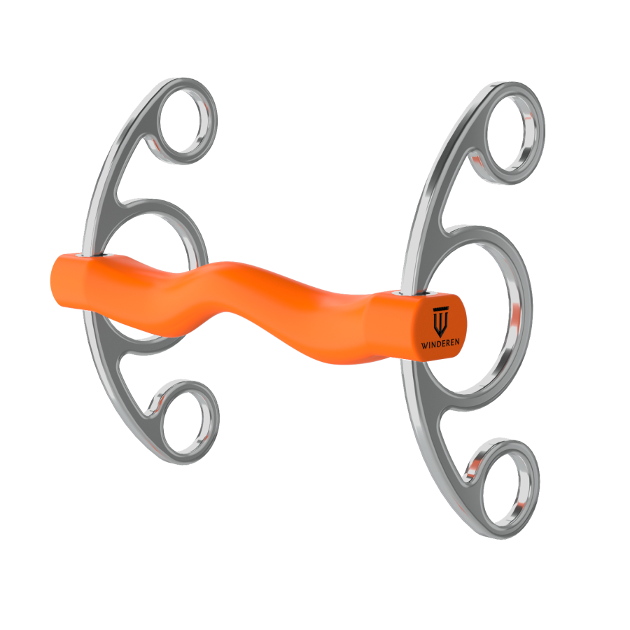 Winderen bit American Gag - Ported Mullen Mouth 135 mm (5.3) - Comfort ...