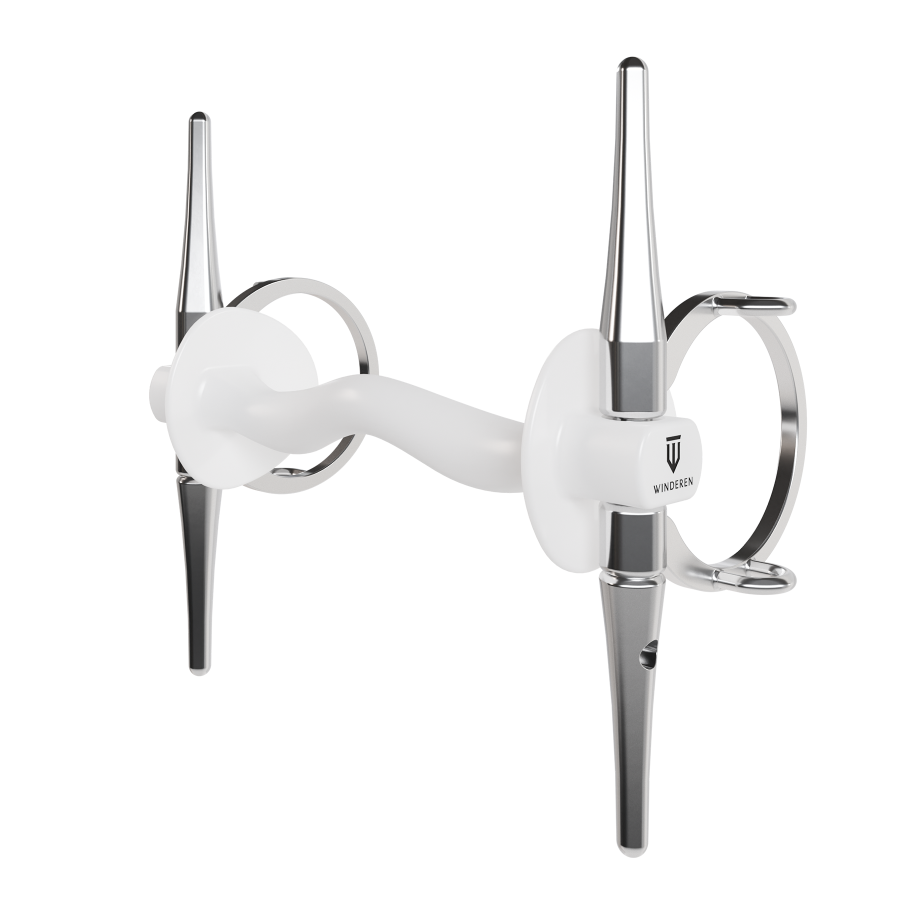 Winderen bit Full Cheek Gag - Ported Mullen Mouth with Bit Guards 135 ...