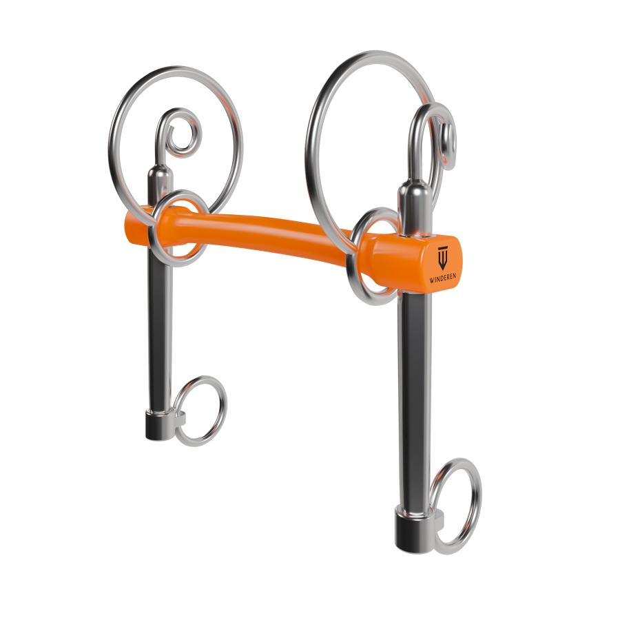 Winderen bit Large Swales Pelham - Double Broken Mullen Mouth 145 mm (5 ...