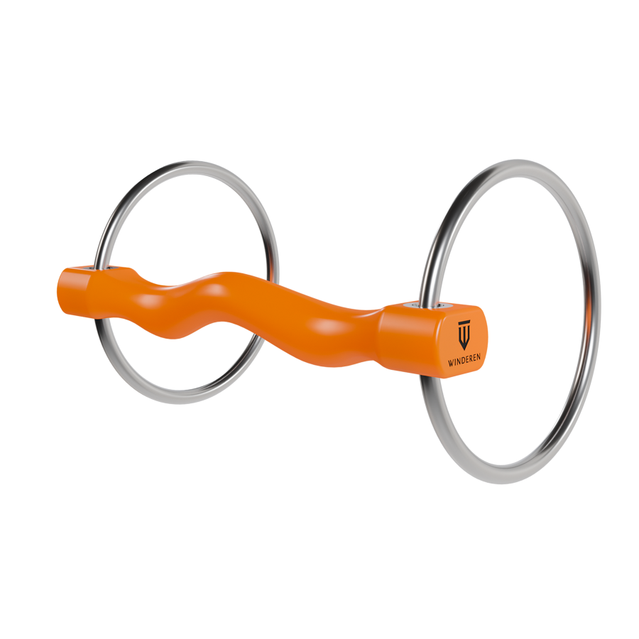 Winderen bit Large Loose Ring - Ported Mullen Mouth 145 mm (5.7) - Slim ...