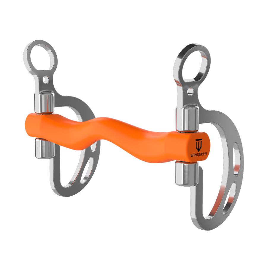 Winderen Gebiss Springkandare - Stangenmundstück mit Zungenbogen 125 mm ...