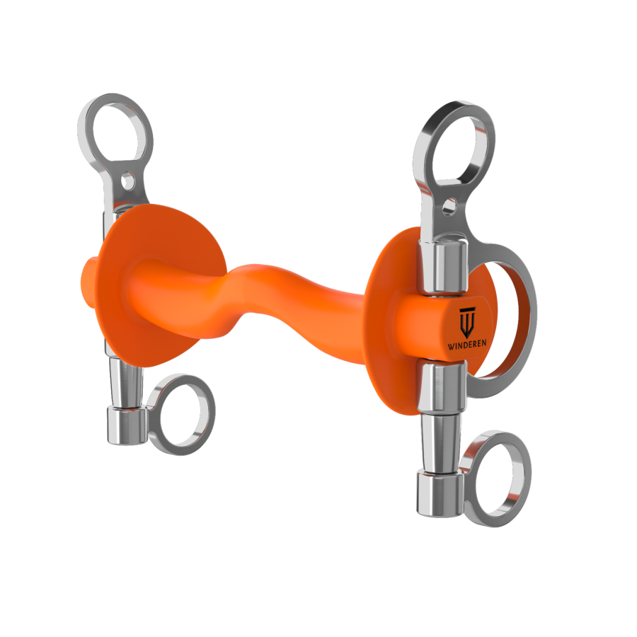 Winderen bit Baby Pelham - Ported Mullen Mouth with Bit Guards 125 mm ...