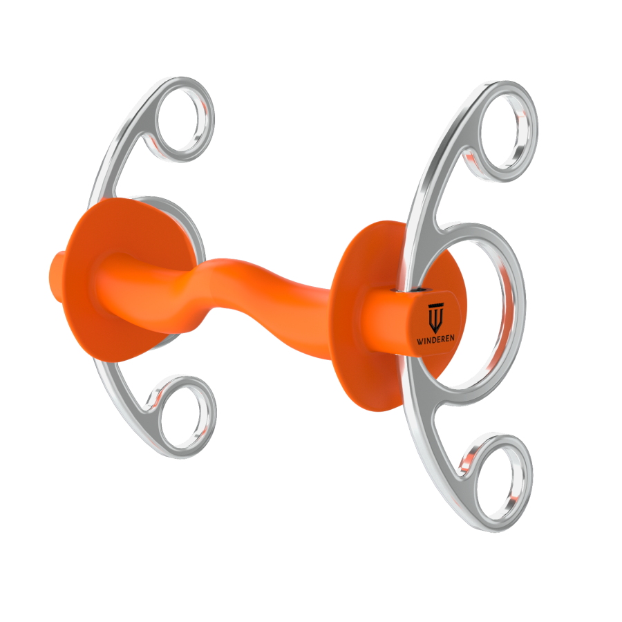 Winderen bit American Gag - Ported Mullen Mouth with Bit Guards 125 mm ...